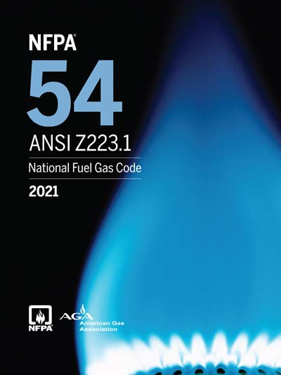 Construction: NFPA 54: National Fuel Gas Code, 2021